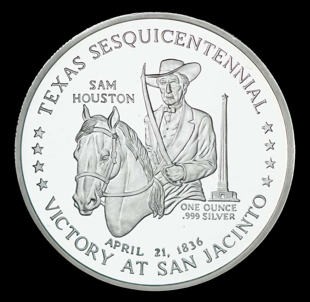 1986 Sam Houston Silver Round